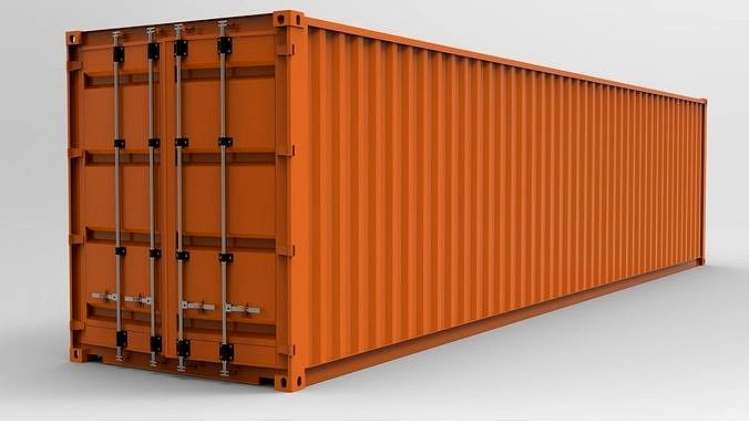 ISO container 40 HC 3d model