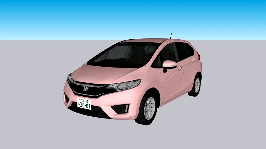 2016 Honda Fit 3d model