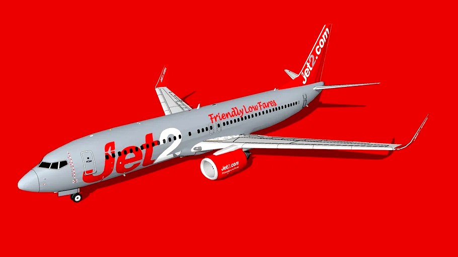 Jet2 Boeing 737-8MG(WL) 3d model