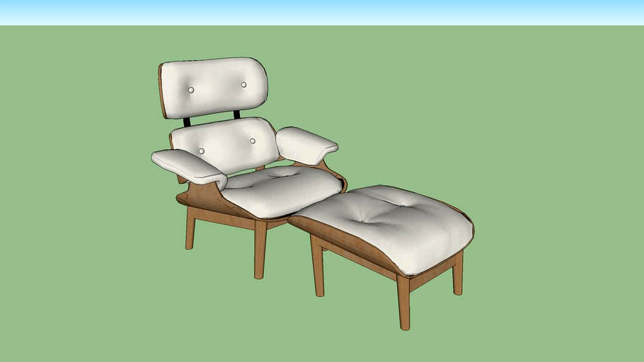 Structube Carey armchair 3d model
