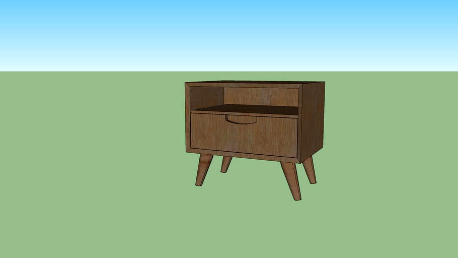Structube Dina bedside table 3d model
