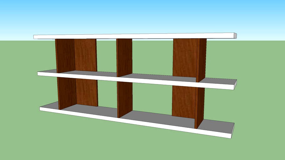Structube Whistler bookcase 3d model