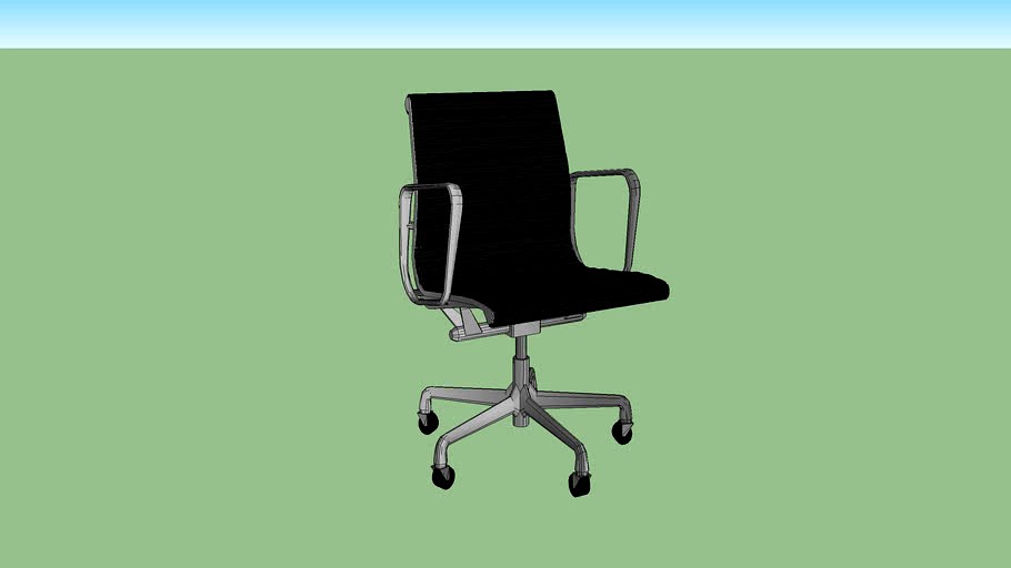 Structube spence office chair 3d model