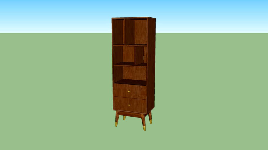 Structube Grayson bookcase 3d model