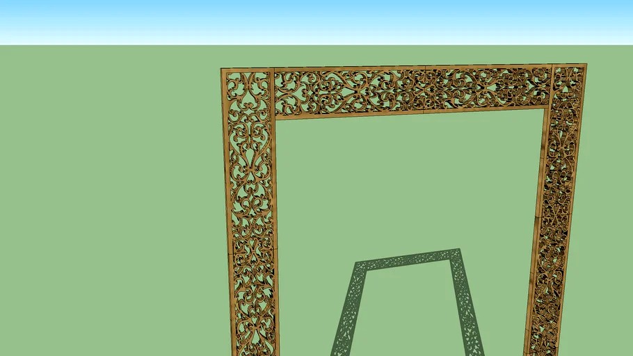 Frame Ukiran 3d model