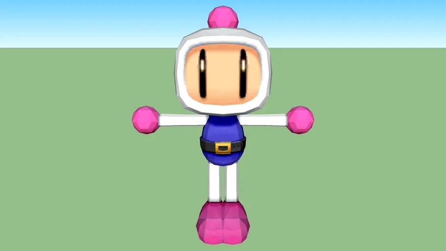 Bomberman 3d model