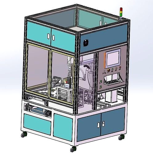 Camera assembly machine 3d model