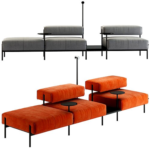 OFFECCT Lucy Sofa System 3d model