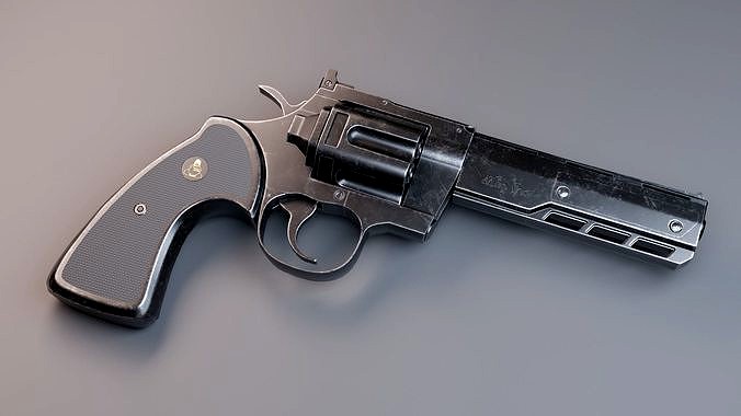 Serpent Triangle revolver 3d model