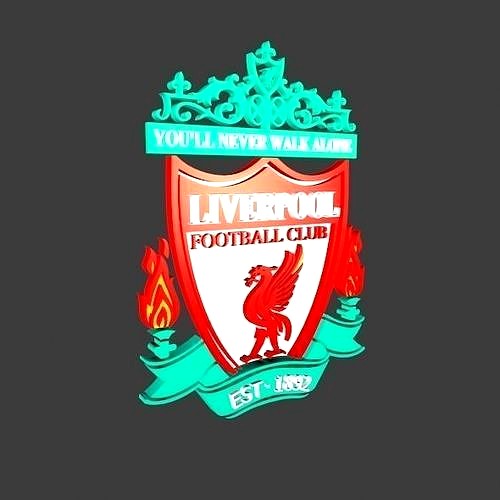 LIVERPOOL FC 3D BADGE model