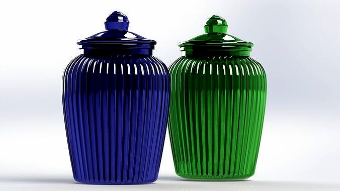 Glass vase - SolidWorks 3d model