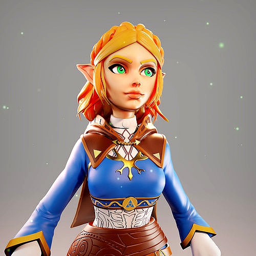 zelda 3d model