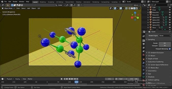Loop Animated Scene in Blender 3d model