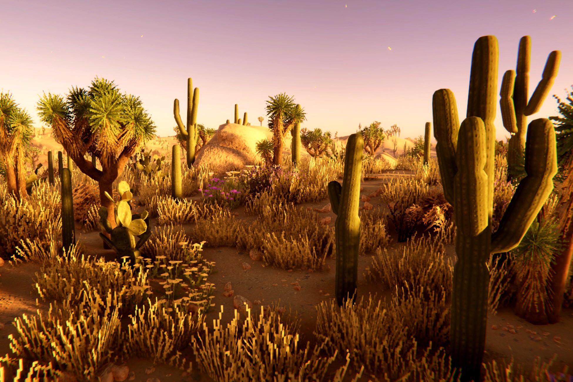 Stylized desert environment 3d model