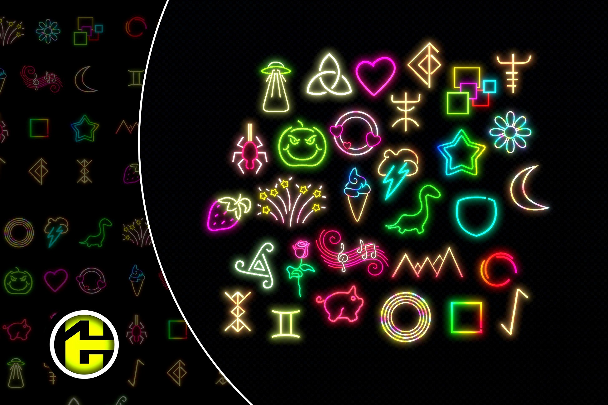 Ultimate Neon Sign Pack 7 3d model