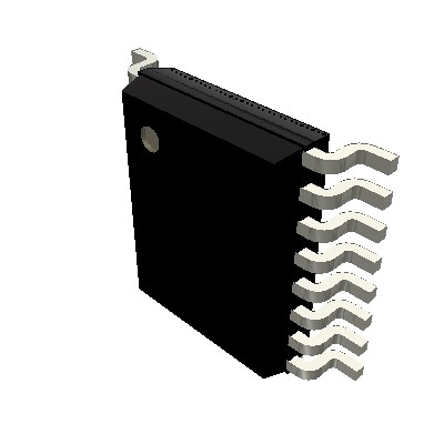 QSOP-16_3.9x4.9mm_P0.635mm 3d model