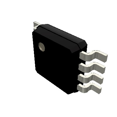 TSSOP-8_3x3mm_P0.65mm 3d model