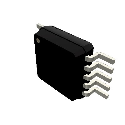 VSSOP-10_3x3mm_P0.5mm 3d model