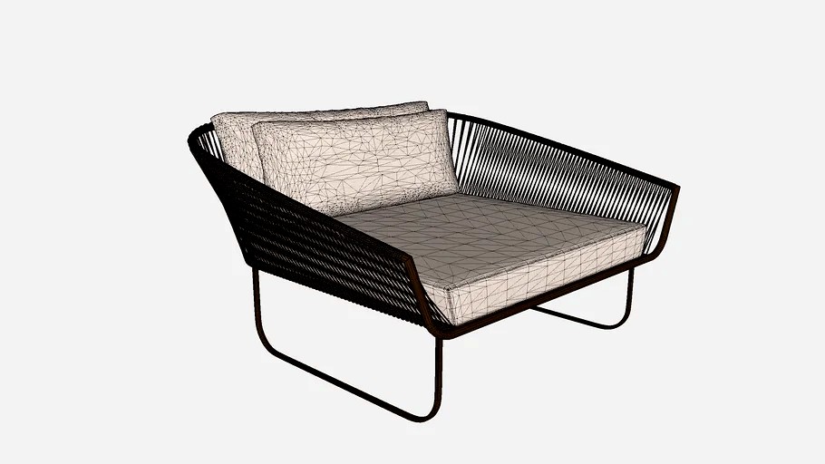 Poltrona Chaise Viena 3d model