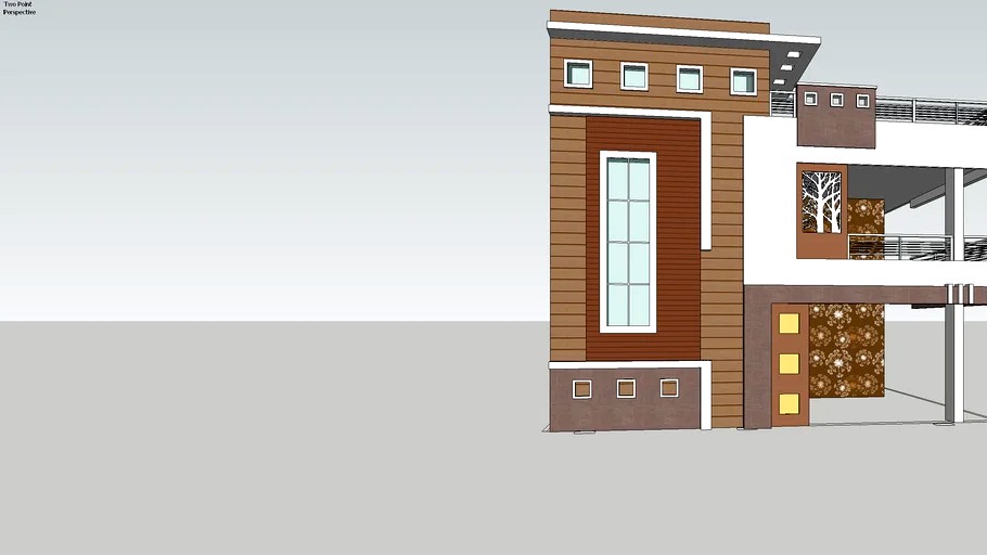 Front Elevation 3d model