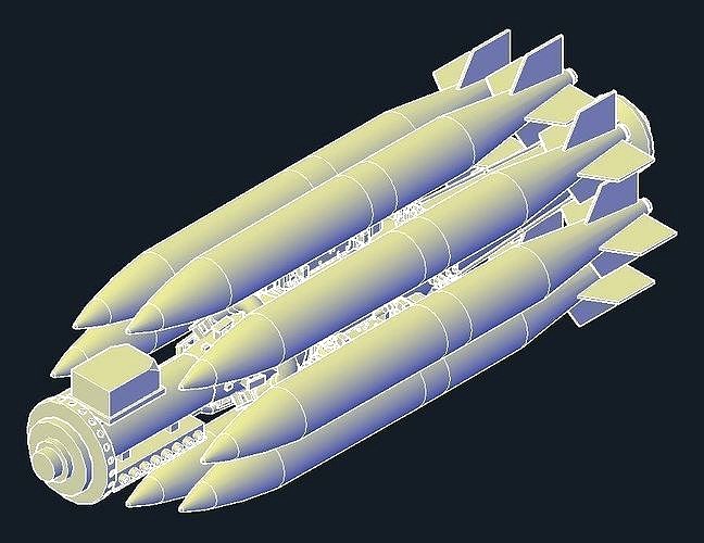 Revell B1B Lancer MPRL B61-12 | 3D model