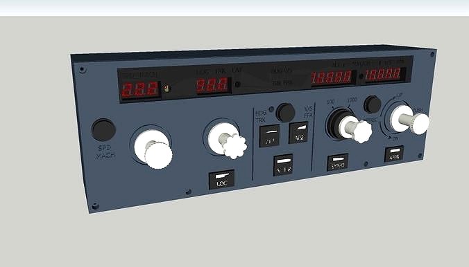 AIRBUS A320 FLIGHT CONTROL UNIT FCU | 3D model