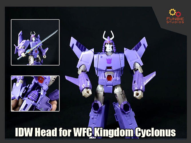IDW Head for Transformers WFC Kingdom Cyclonus | 3D model