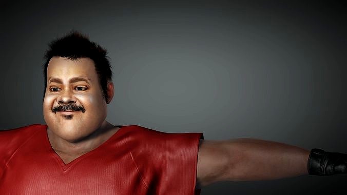 Human Pumbaa 3d model