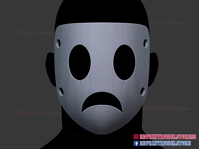 High-Rise Invasion Miko Sniper Mask Cosplay | 3D model