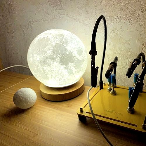 NASA CGI Moon Kit 2019 Moon Lamp 300 mm | 3D model