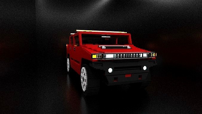 Hummer H2 3d model