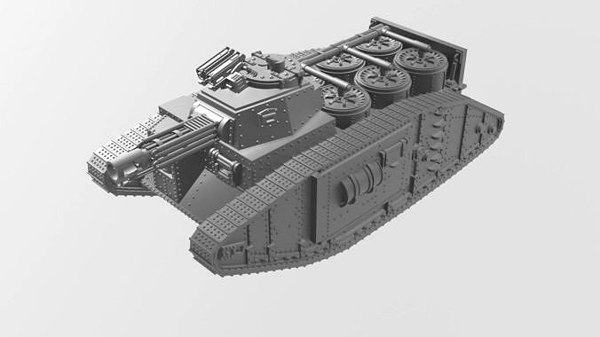 Rhombus Frog SCW tank standalone package | 3D model
