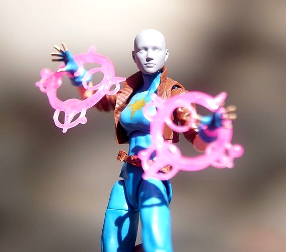 Marvel Legends Generic Female Head 6 inch Action Figure | 3D model