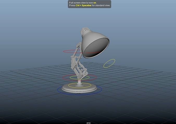 Pixar Lamp Rigged 3d model