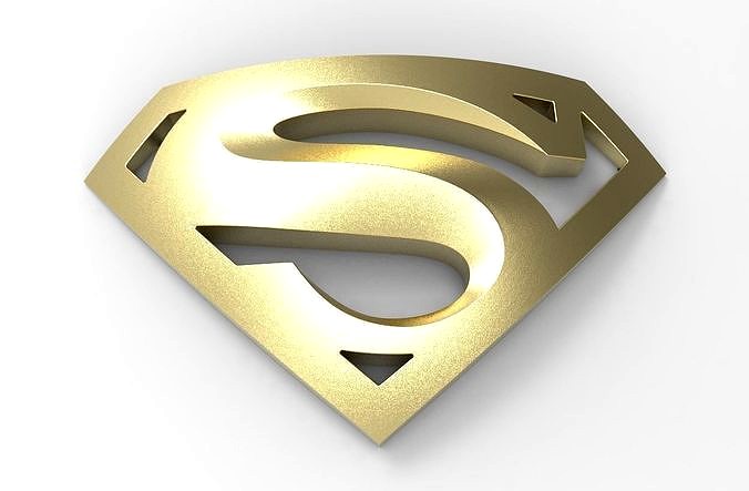 logos - superman | 3D model