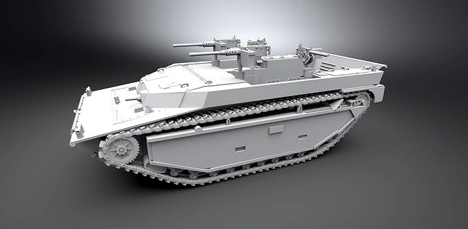 LVT 4 Water Buffalo Scale model | 3D