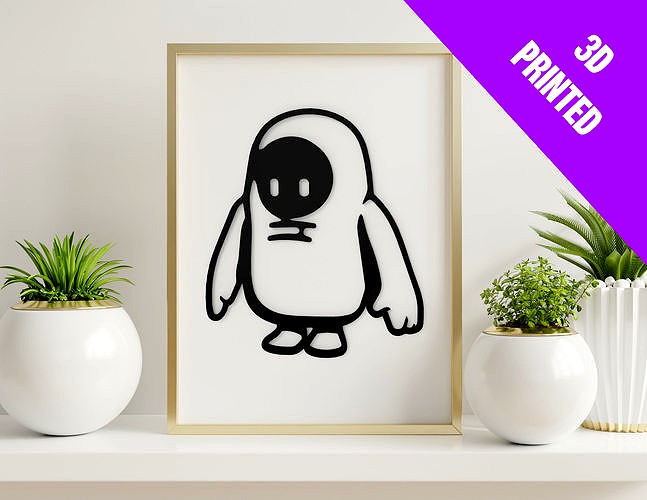 FALL GUYS ULTIMATE KNOCKOUT WALL DECORATION - 3D PRINTED | 3D model