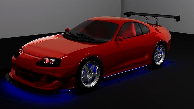 Toyota Supra - Optional Underglow LEDs 3d model
