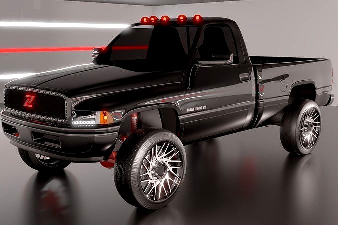 Dodge Ram 1500 Modified 3d model