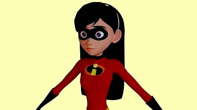 Violet Parr 3d model