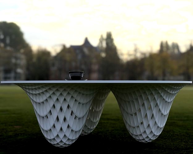 Parametric Table 3d model