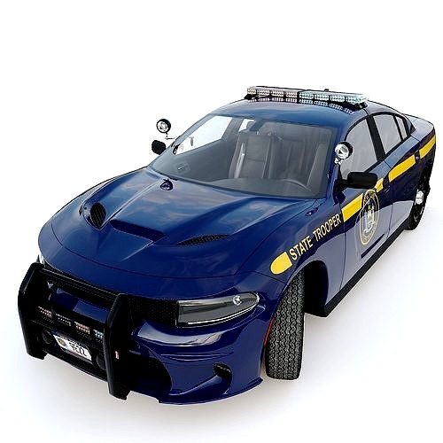 Dodge Charger Hellcat New York State Police 3d model