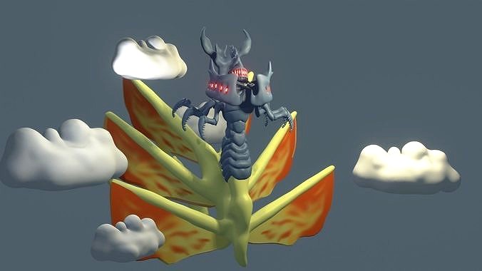 Chomei The Seven Tails From Naruto 3d model