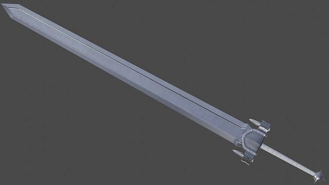 Guts sword from Berserk 3d model