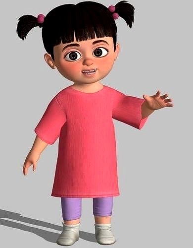 boo MONSTERS INC 3d model