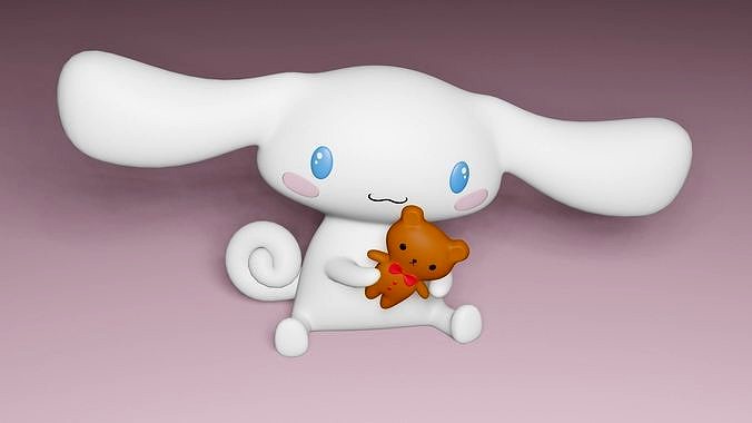 3D Cinnamoroll model