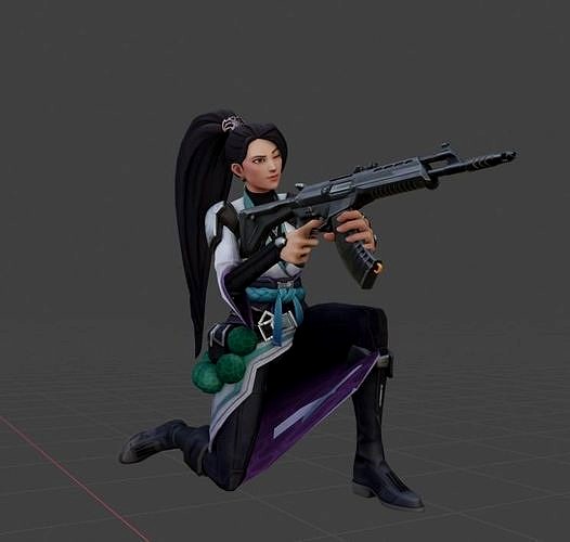 Sage Valorant 3d model