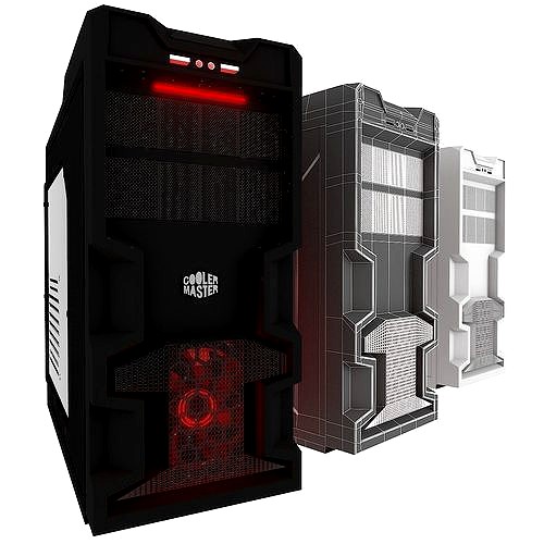 Cooler master Mid Tower Gaming Cabinet 3d model