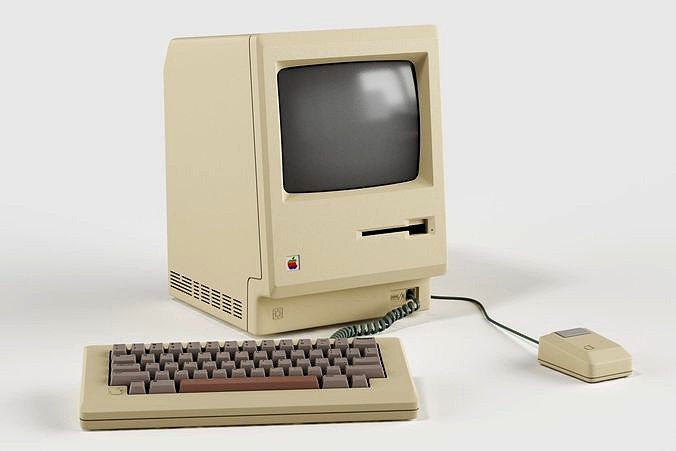 Macintosh 128K 3d model