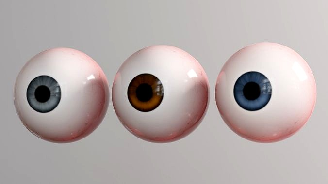 Cartoon Eye 3d model
